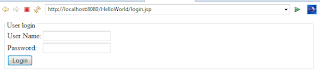 Servlet JSP based login example