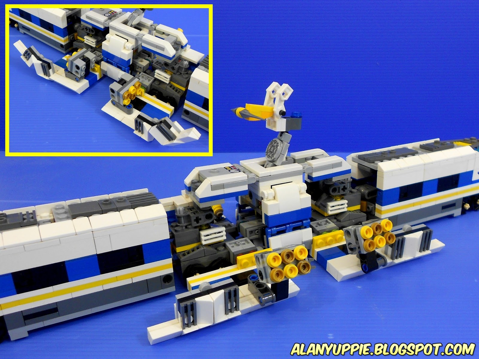 Alanyuppie's LEGO Transformers: LEGO Triple Changer Railrazor Part 1 of ...