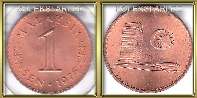 Koleksi Matawang Dan Syiling Arlee: 1 SEN SYILING MALAYSIA