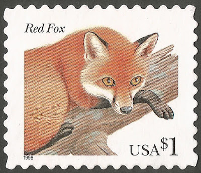 Stamps: Stamp USA (1998) Red fox