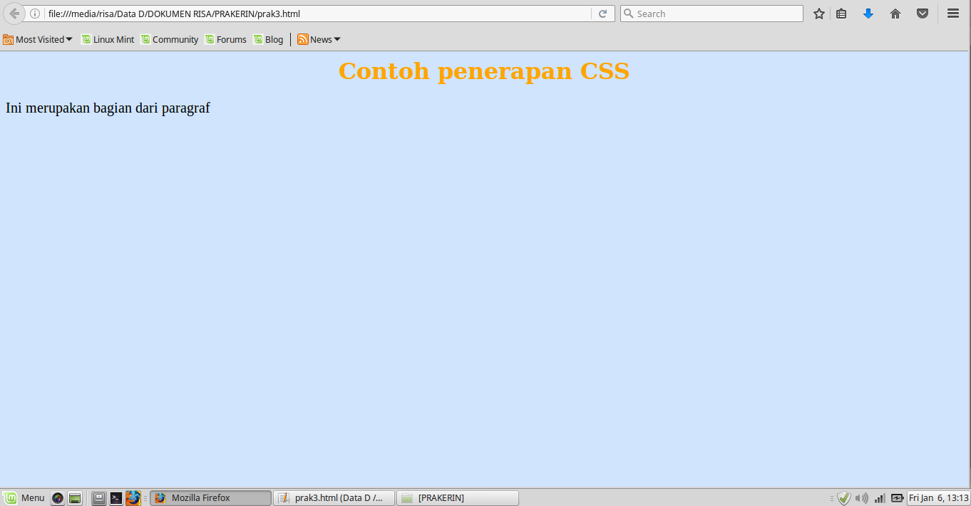 Pengenalan CSS - Risanurhaeni