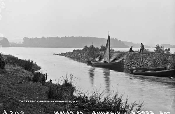 Bygone Ireland: 'The ferry', Virginia, Co. Cavan