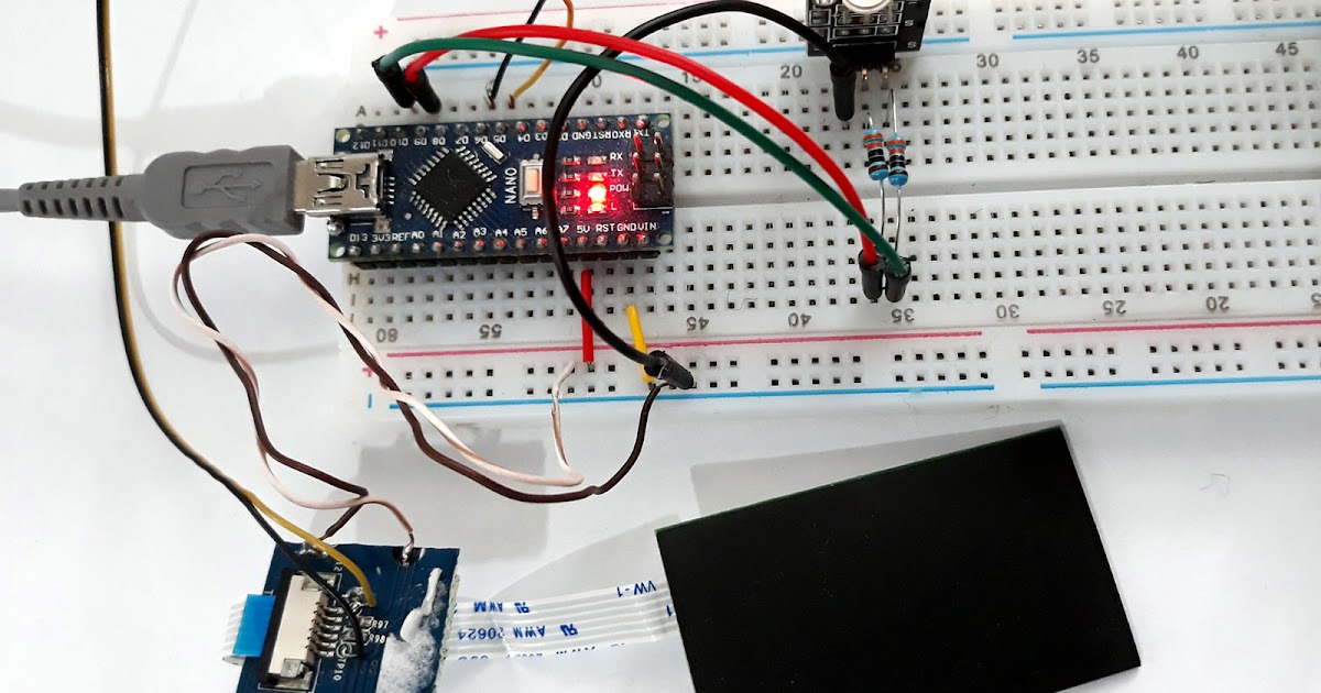 Crossfade Bicolor Led With Ps2 Touchpad · One Transistor