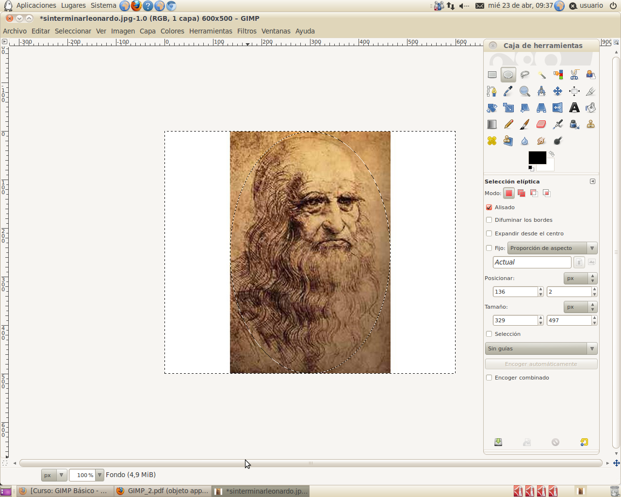 Tutorial Gimp: Practica 4