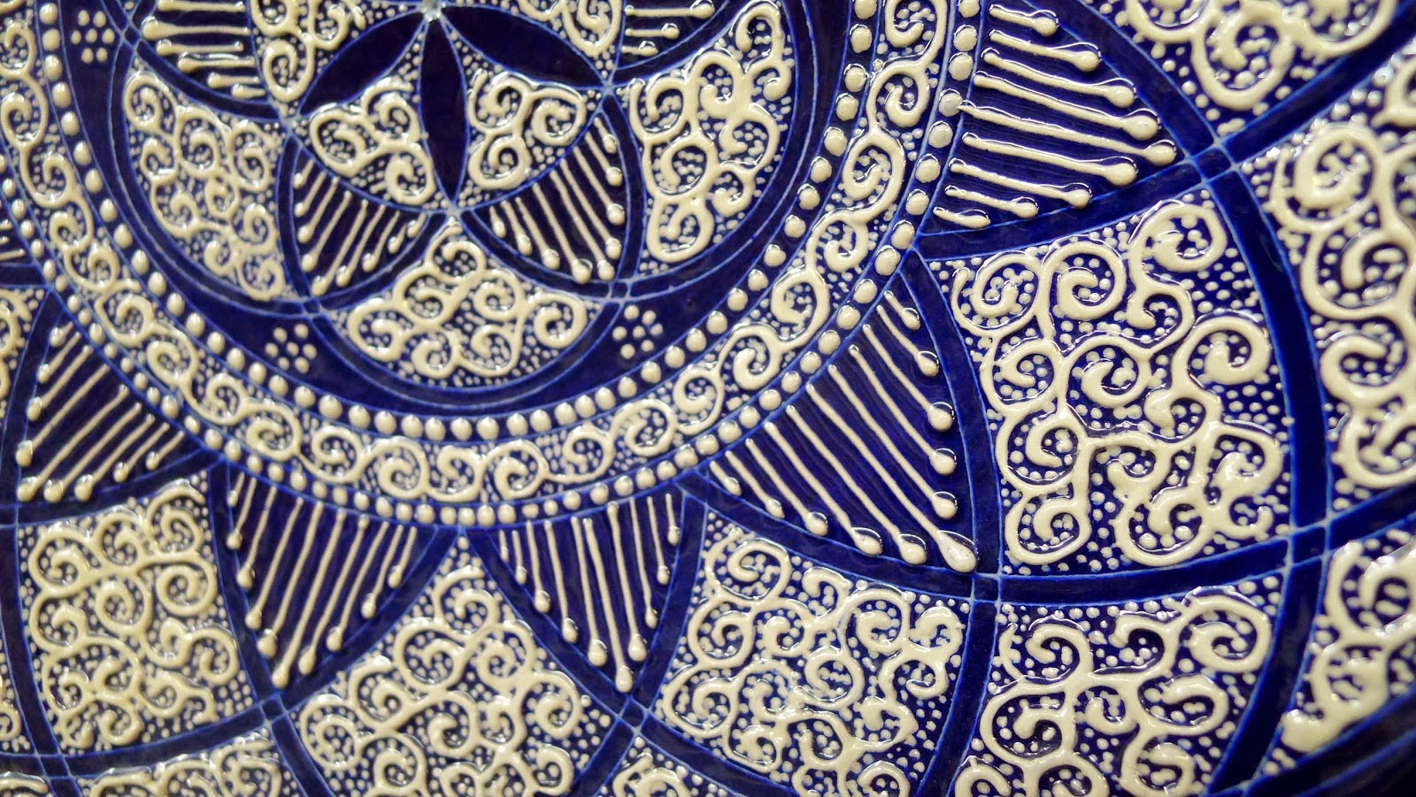 Ideas for World Art Projects : Traditional Turkish Design Ceramic Plate