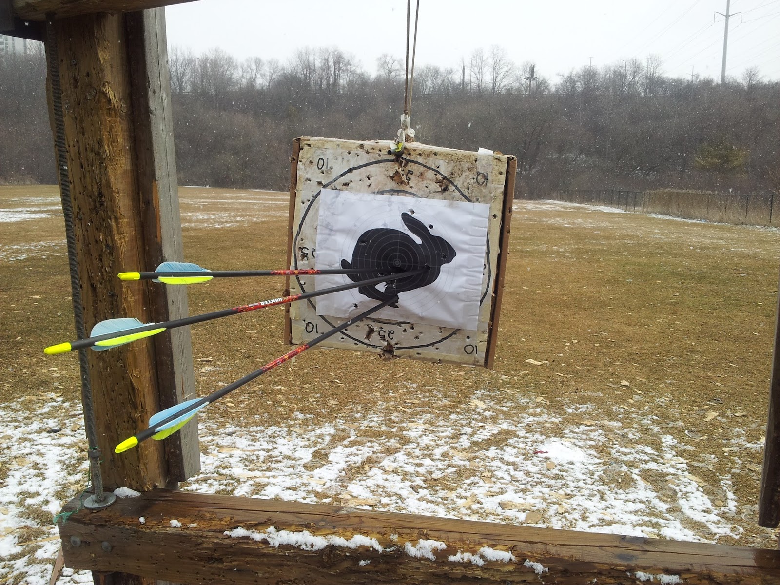 Cardio Trek - Toronto Personal Trainer: Winter Archery Photography