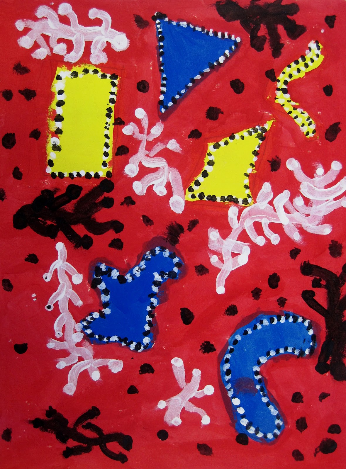 Barstow Art: Paintings using Primary Colors