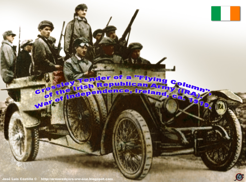 Armored Cars in the WWI: IRA Crossley Tender, ca. 1919, Ireland (After ...