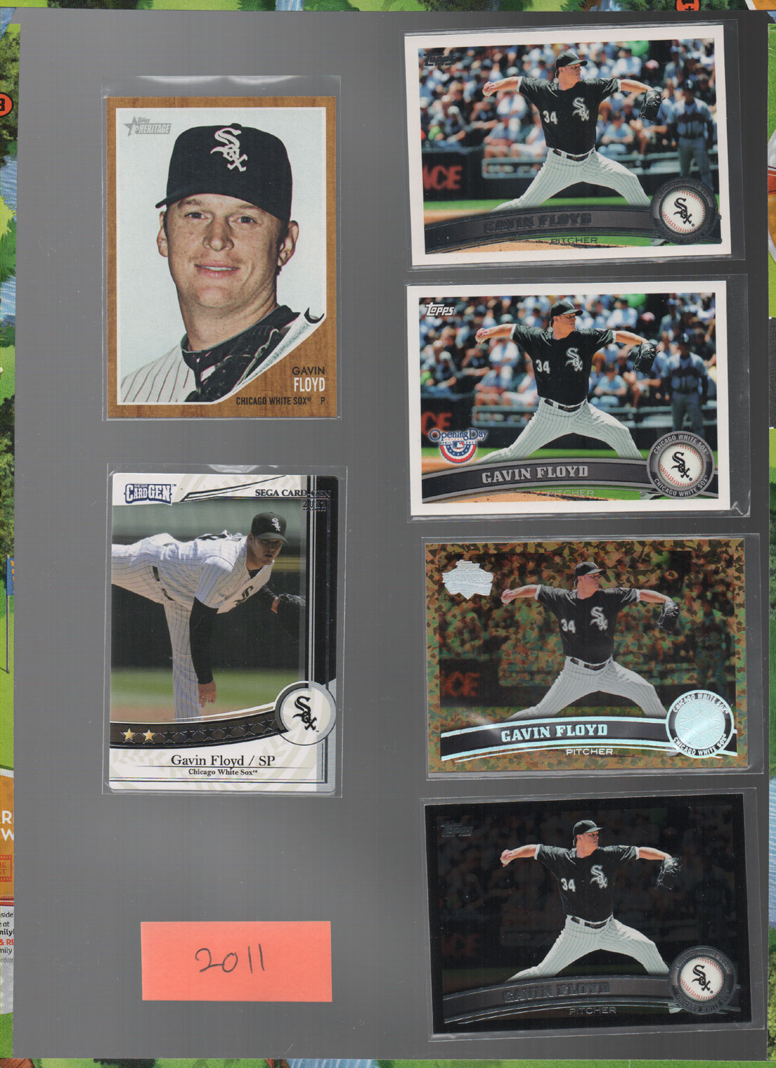 Baseball Card Breakdown: The Grandaddy Gavin: Gavin Floyd player collection