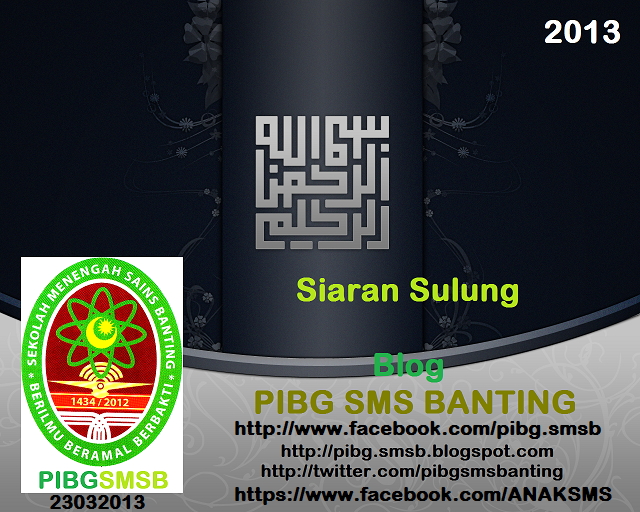 PIBG SMS BANTING: SELAMAT DATANG KE BLOG PIBG SMS BANTING