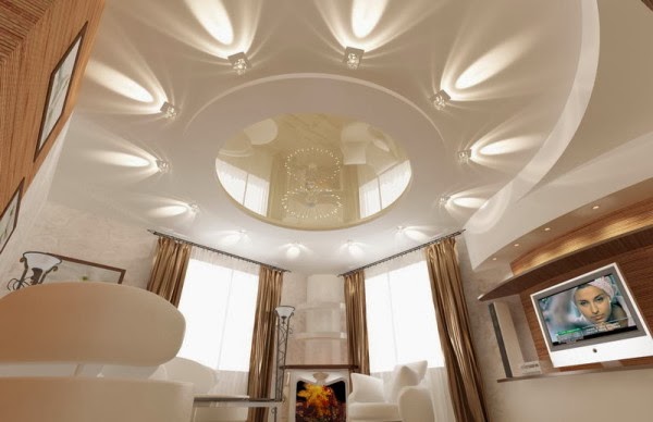 15 false ceiling designs with ceiling lighting for small rooms