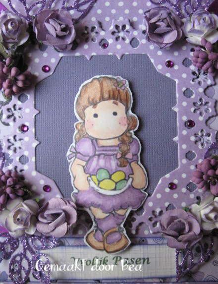 Bea's Creja Kaarten: EEN PAARSE SCHETSKAART