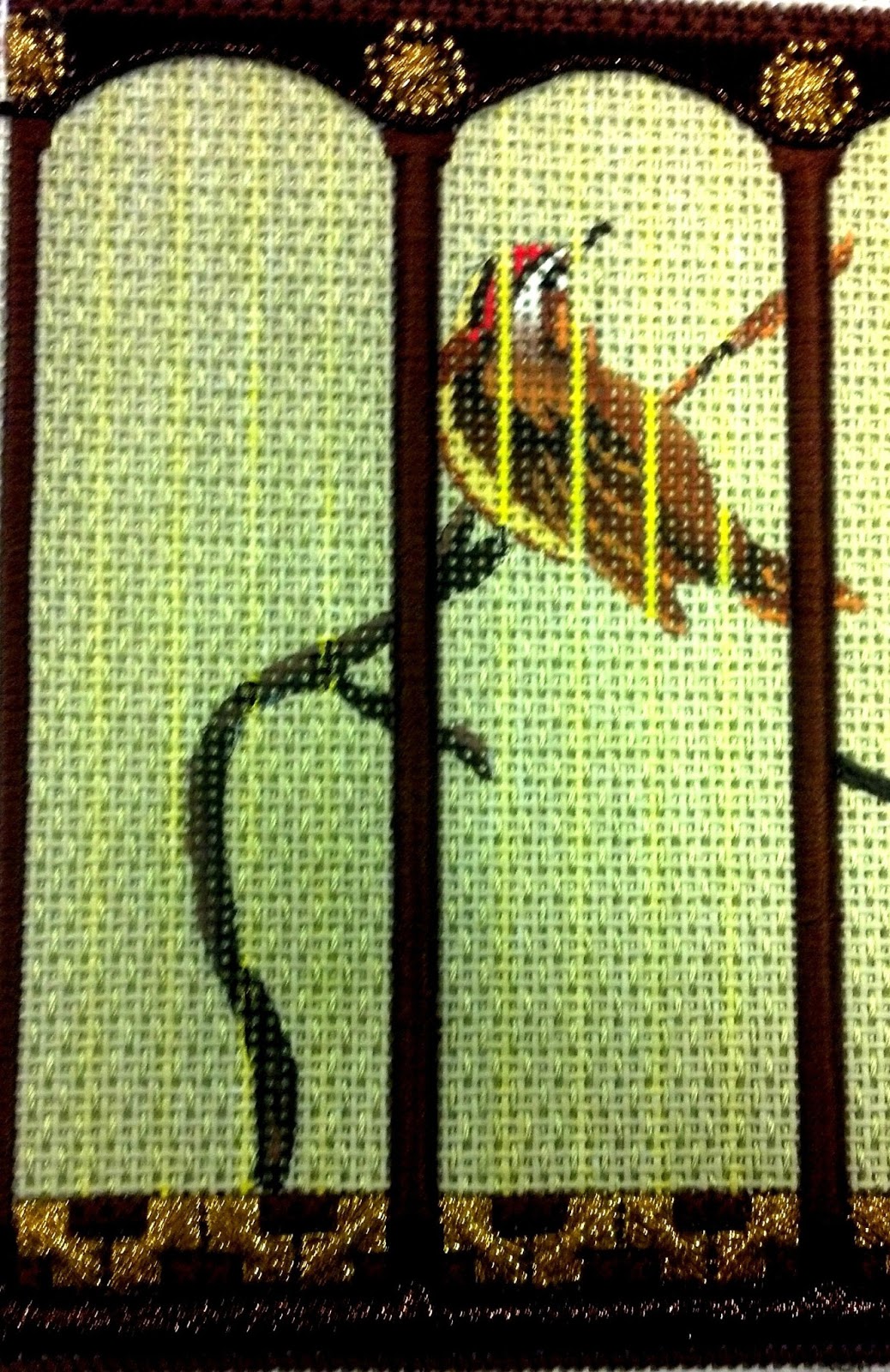 Needlepoint Tips and Techniques: Susan Portra's Vintage Bird Cage class