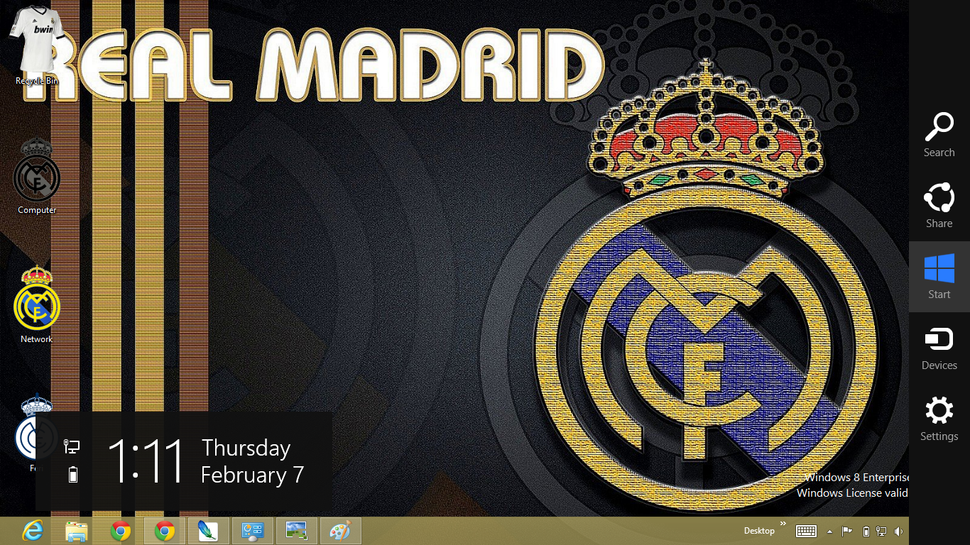 Real Madrid Theme For Windows 8 | Ouo Themes