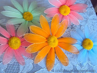 Easy Stocking Flowers {Handmade Flowers} - Craftionary