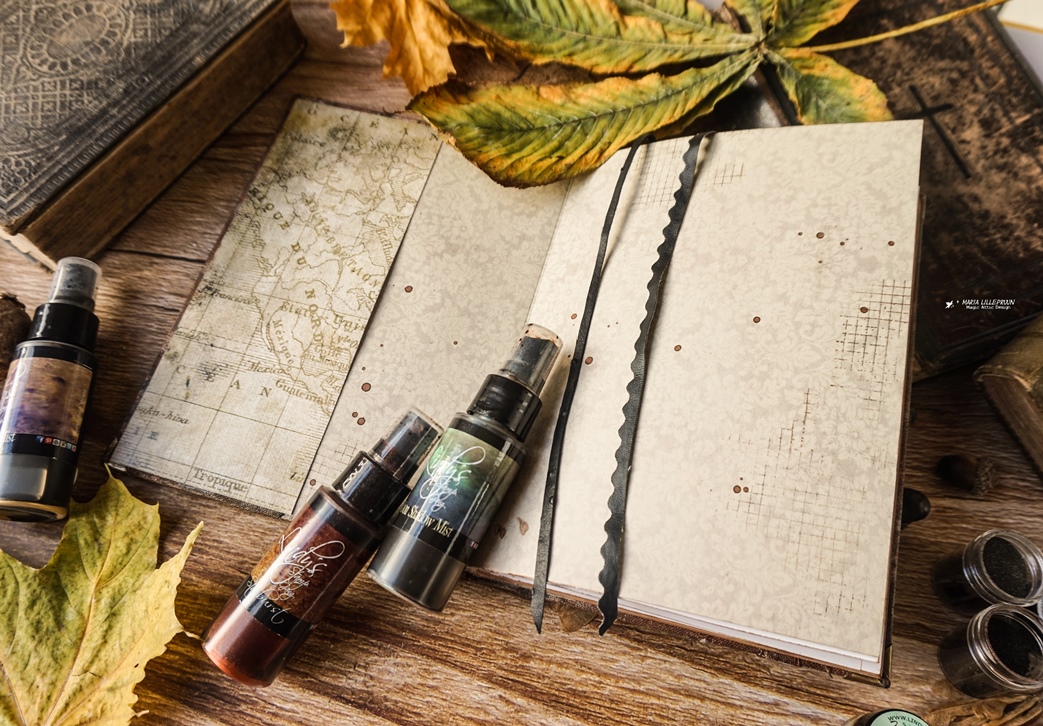 Mini Album Makers Challenge: Masculine Mixed Media Notebook Tutorial by ...