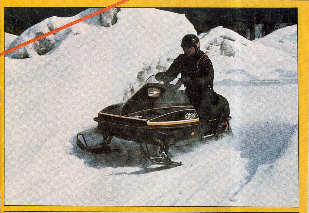 CLASSIC SNOWMOBILES OF THE PAST: 1984 SKI-DOO BLIZZARD 5500MX SNOWMOBILE