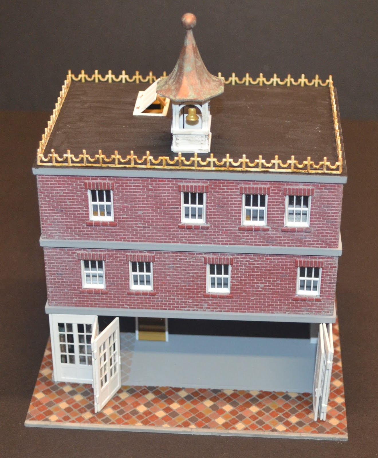 Nirvana Valley Model Railroad: Fire Station, HO Scale Model with 3d ...