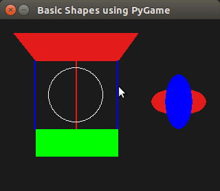 Create basic shapes using PyGame ~ code hackers blog