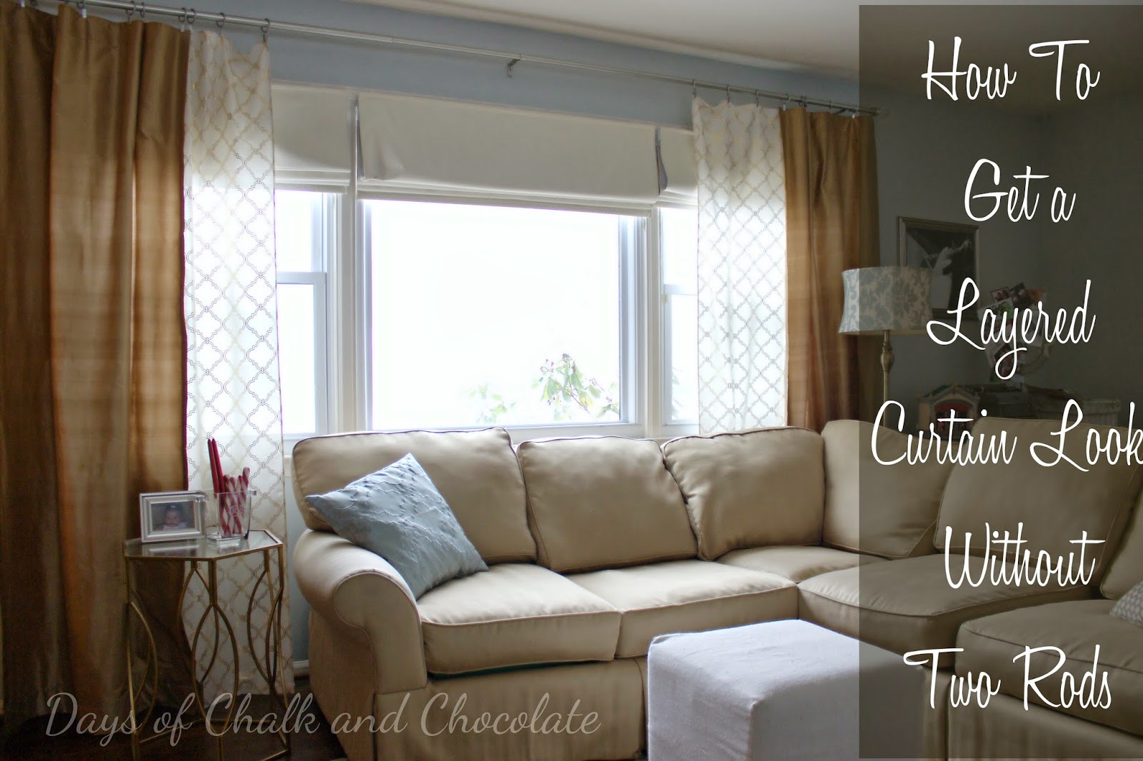 Layered Curtains | Days of Chalk and Chocolate