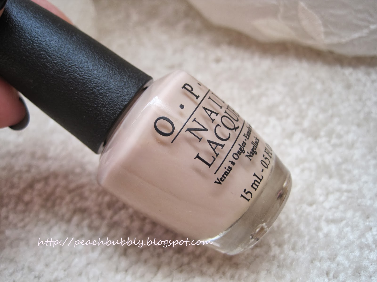 peachbubbly: OPI Samoan Sand Swatch and Review