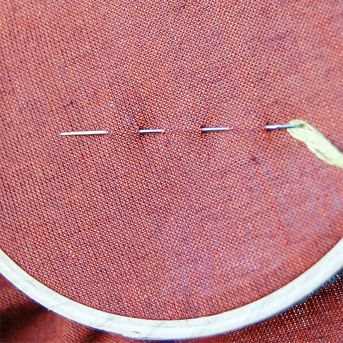 The Craftinomicon: Embroidery How To: Straight Stitch