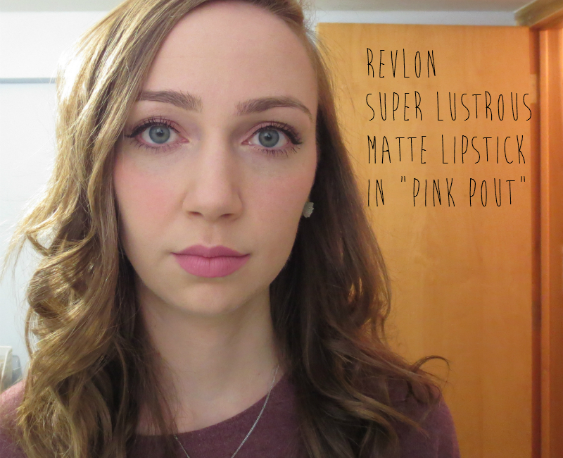 Little Red Bow: Revlon Super Lustrous Matte Lipstick in Pink Pout