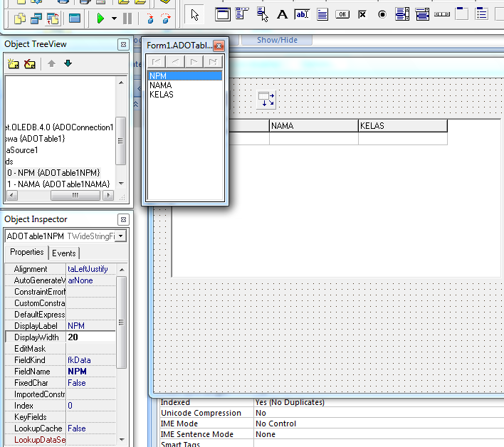 Deden Diki Septiana: Program Database pada Delphi