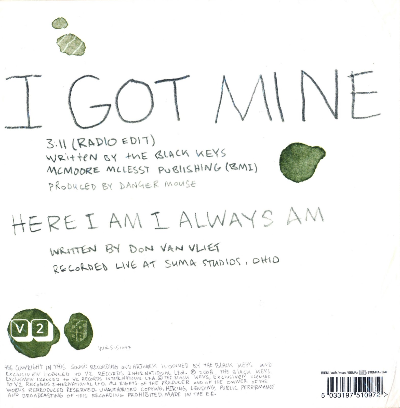 The Black Keys: I Got Mine