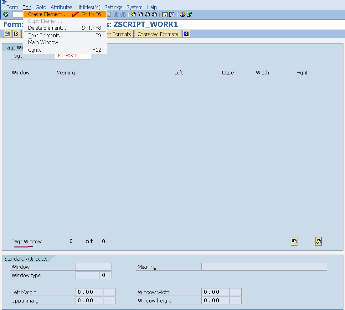 Techsap Script Simple Design And Driver Program For Sap Script