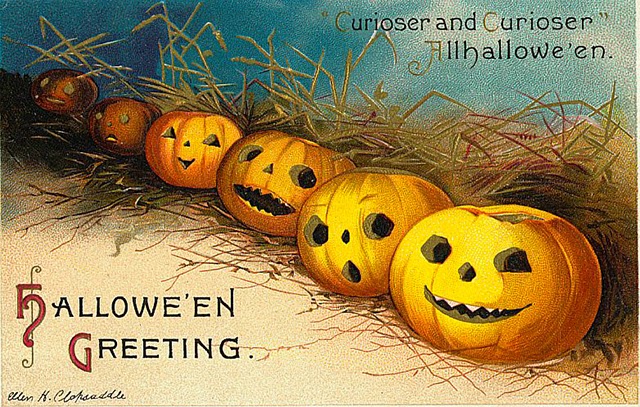 A Collection of 25 Strange and Creepy Vintage Halloween Postcards ...