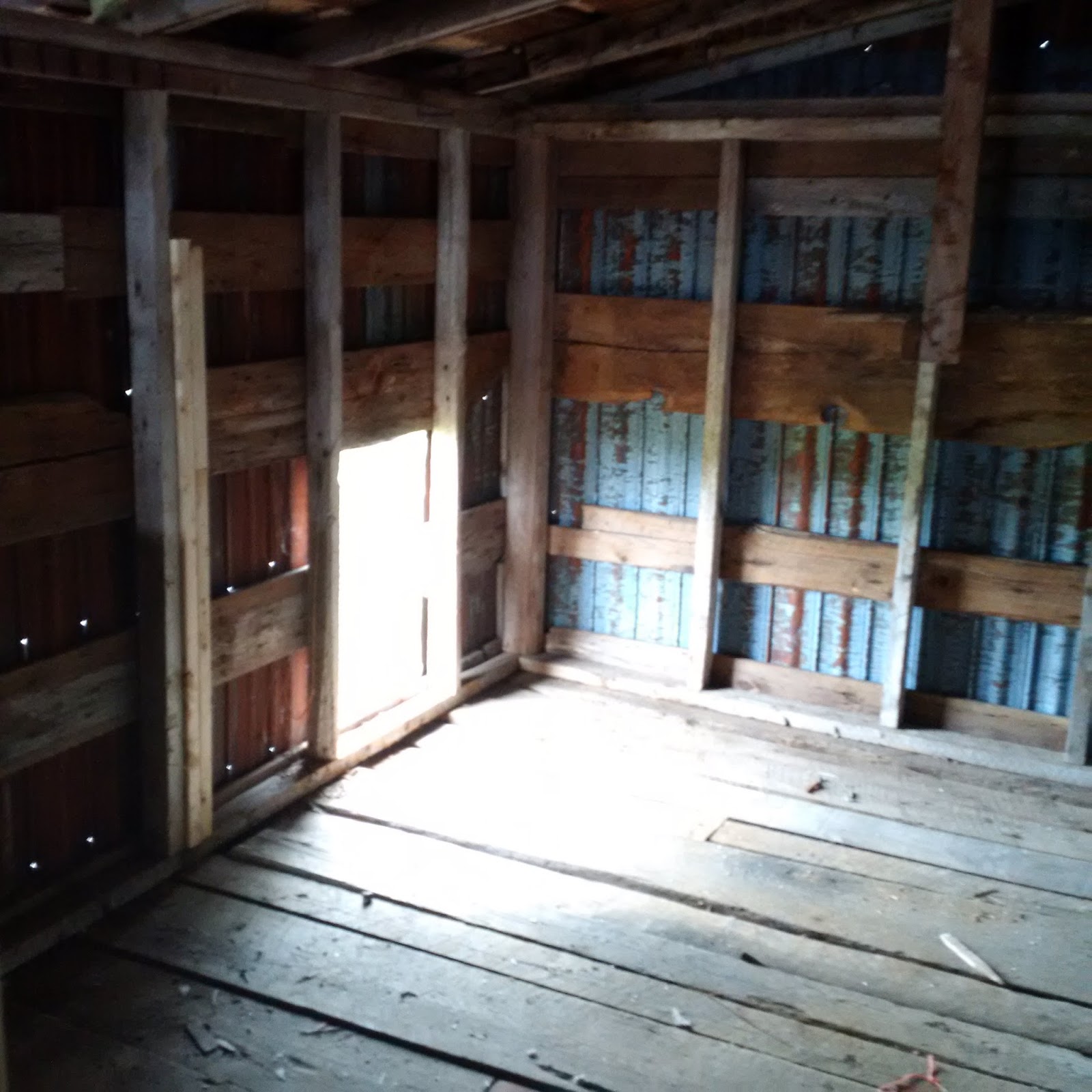 St. Mary's River Farm: Pig/goat stalls are under construction :D