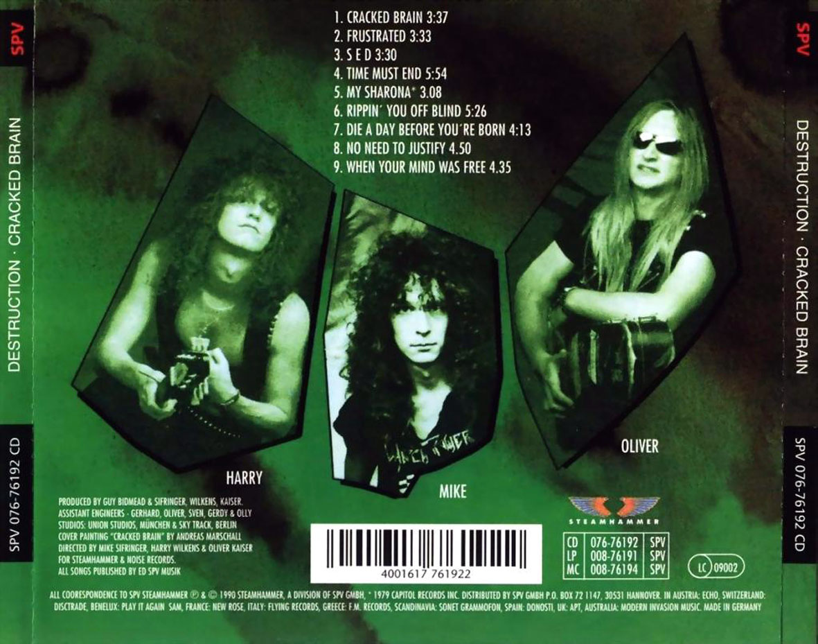 Descarga de discos de Rock Clasico y Heavy Metal.: Destruction ...
