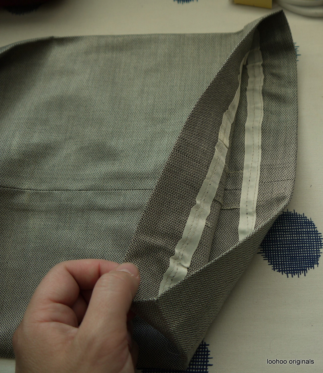 Loohoo Originals: Cuffed Pants Hem Tutorial