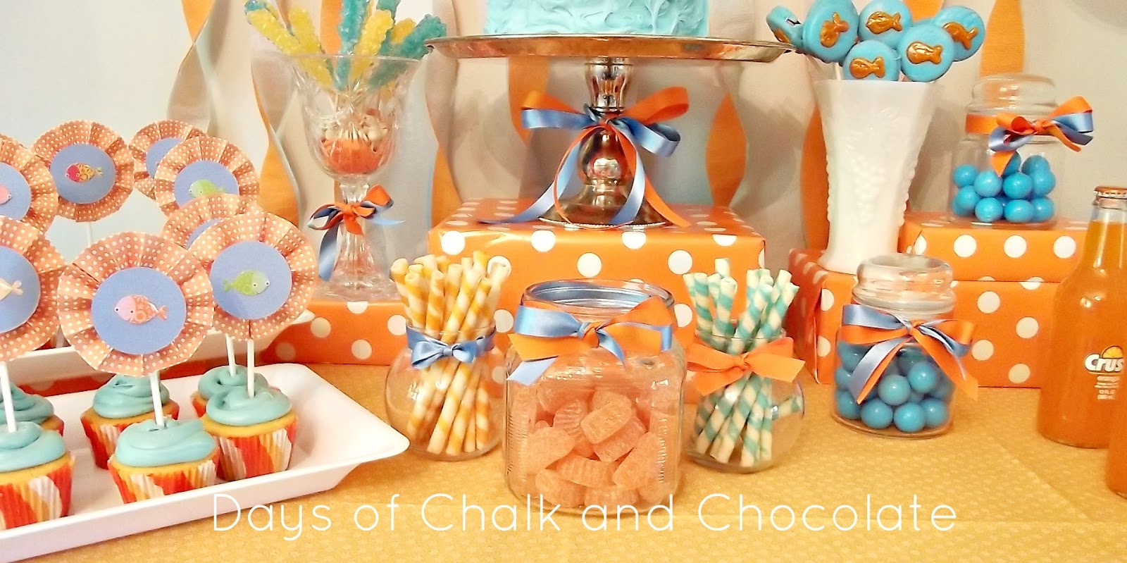 Ellie's Goldfish Birthday Party | Days of Chalk and Chocolate