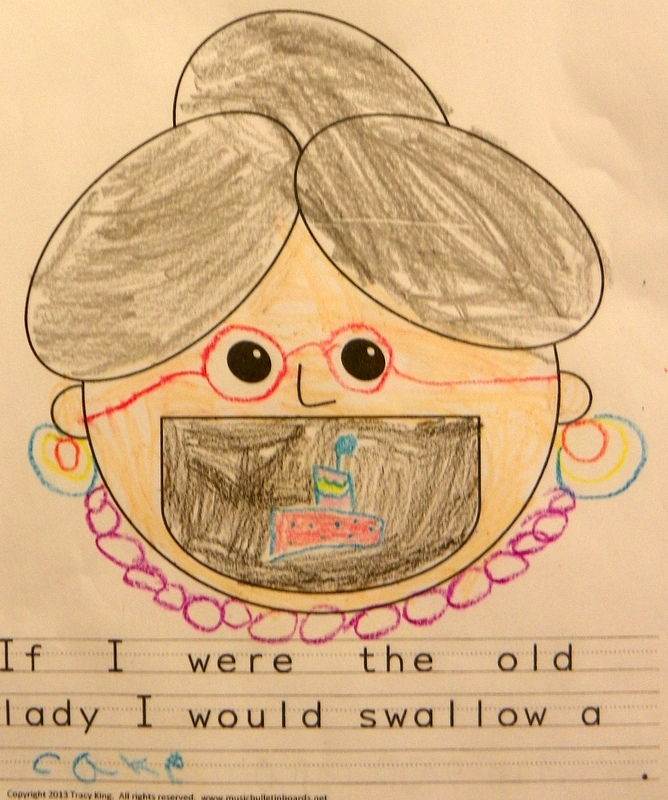 Mrs. King's Music Class: I Know an Old Lady-Composing New Verses