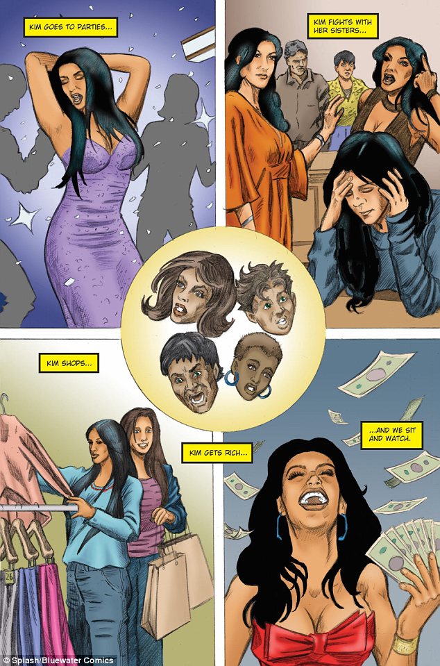 Yimitons Blog Kim Kardashian Transformed Into A Comic Character