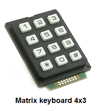 Matrix Keypad (4x3) Interface With Microcontroller - Electronics Guru