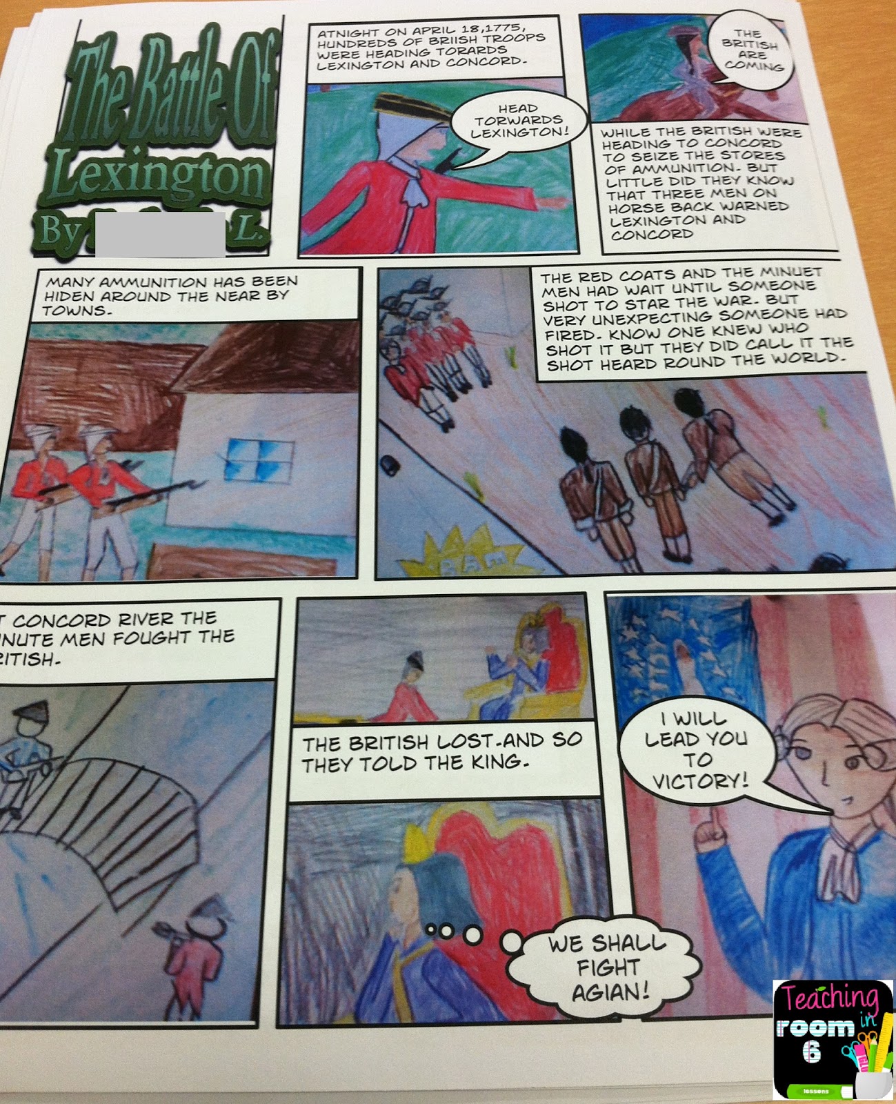 Summarizing Non-Fiction Text....with a Comic Strip! | Teaching in Room 6