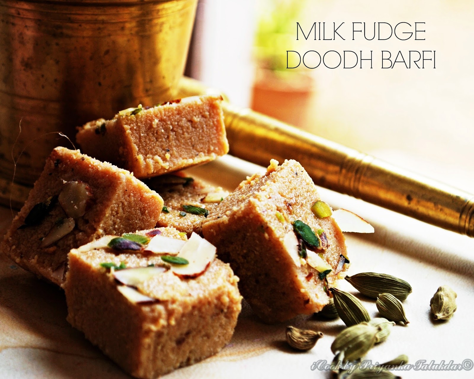 iCook: Milk Fudge | Doodh Barfi | Indian Sweet