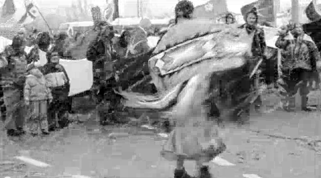 White Wolf : Idle No More - Amazing Native American Flash Mob Round ...