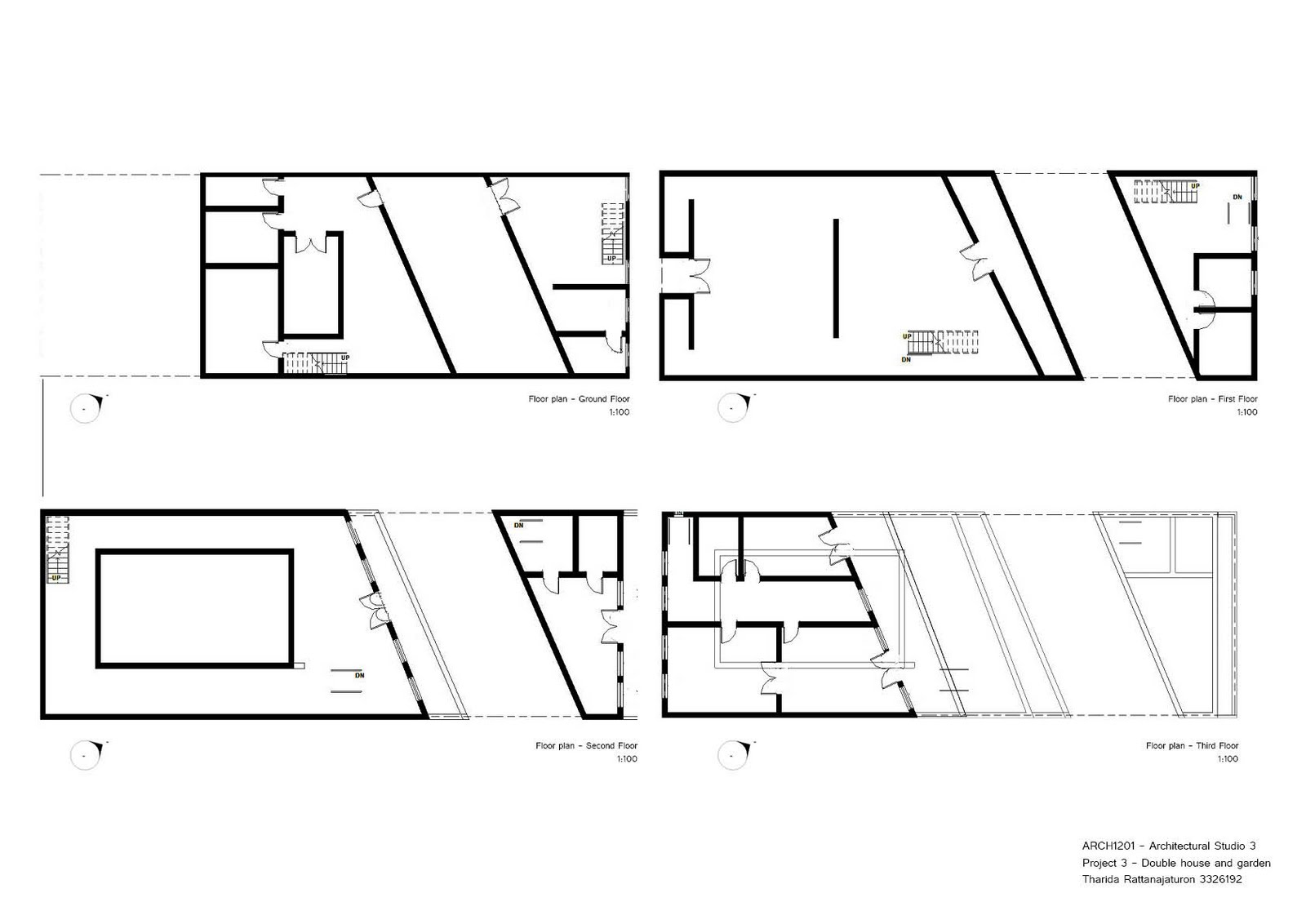 ARCH1201- Architectural Design Studio 3: Project 3: Final Drawings