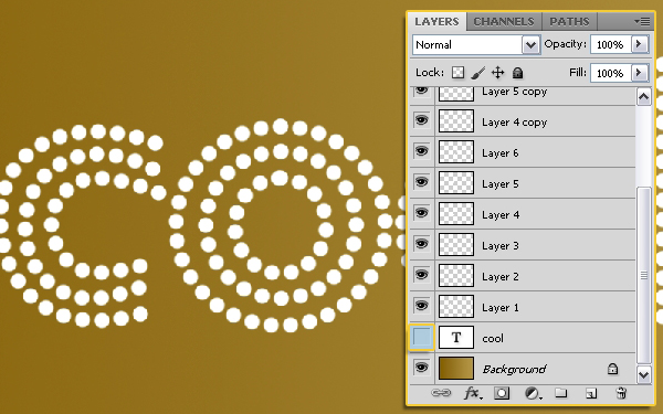 Photoshop Tutorial | Cool Dots Text Effect | Gudang Online