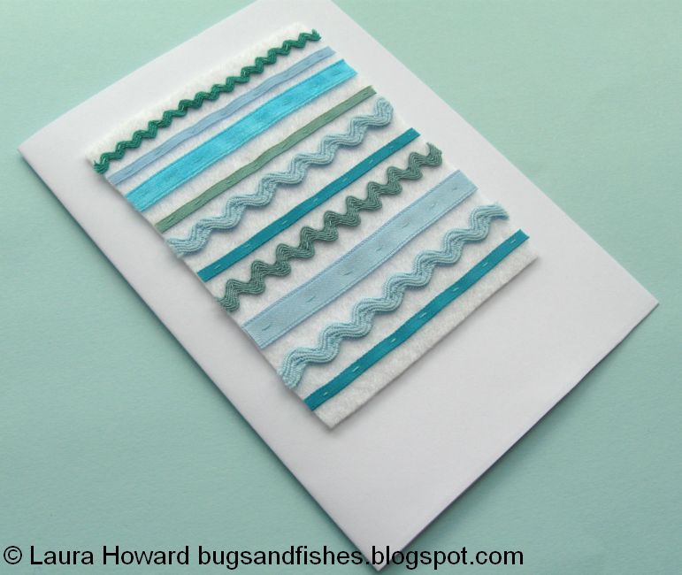 Bugs and Fishes by Lupin: How to: Ribbon Scrap Card