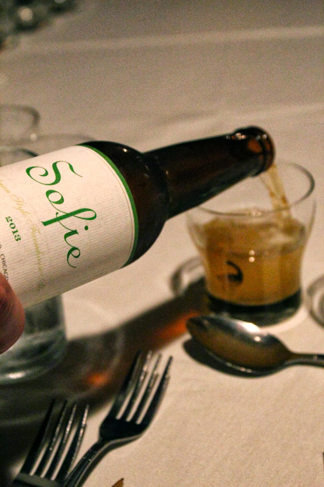 Carey On Lovely: Goose Island Beer Dinner and Balsamic Beer Reduction