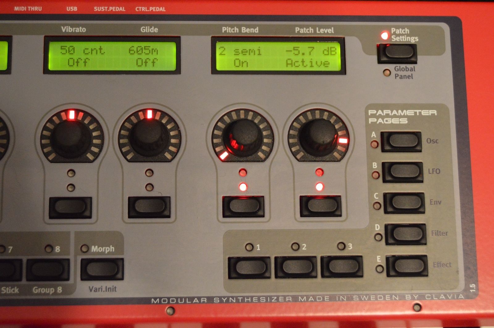 MATRIXSYNTH: Clavia Nord Modular G2 Synthesizer with Expansion SN MD11141