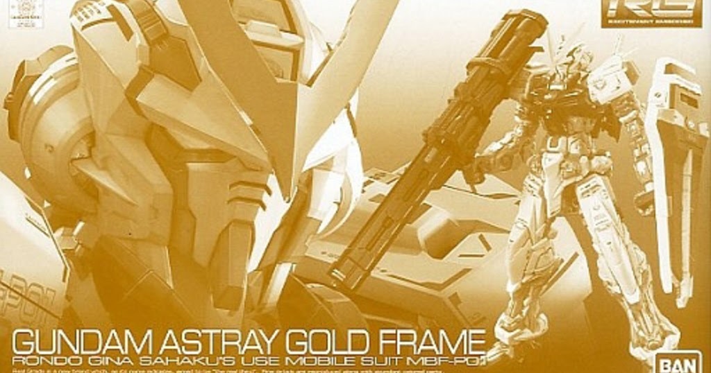 P-Bandai: RG 1/144 Gundam Astray Gold Frame [REISSUE] - Release Info ...