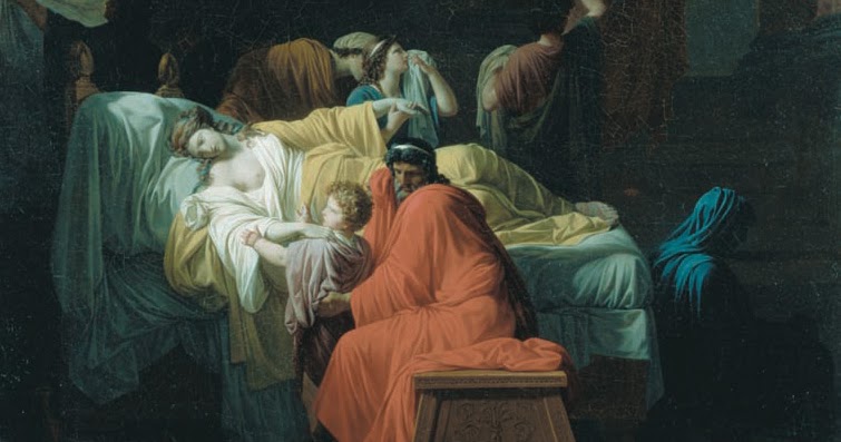 Alcestis, the queen who agreed to offer her life to Death for her loved ...