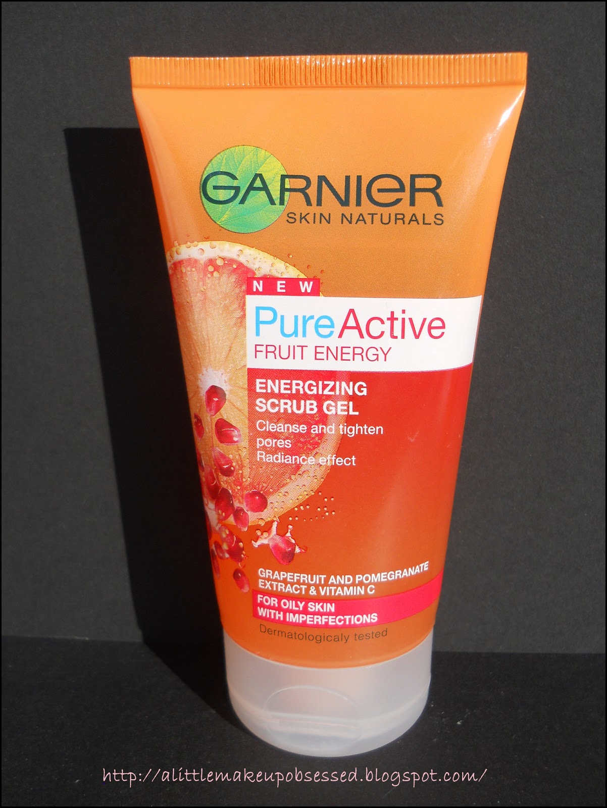 Garnier Pure Active Fruit Energy Energizing Scrub Gel - a little make ...