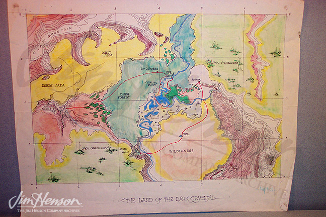 The Dork Review: The World of the Dark Crystal - Maps!